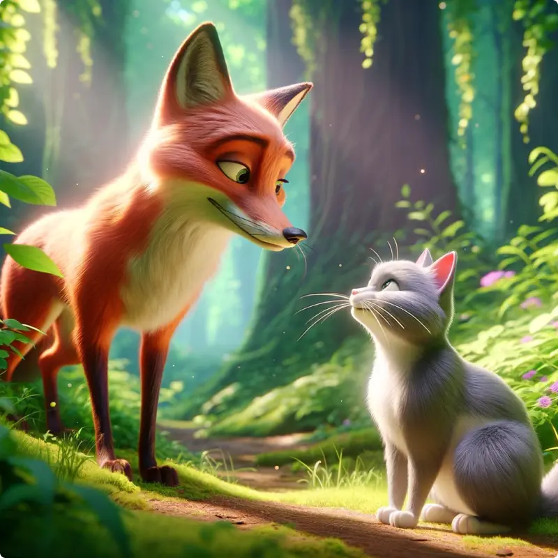 Fox and cat store